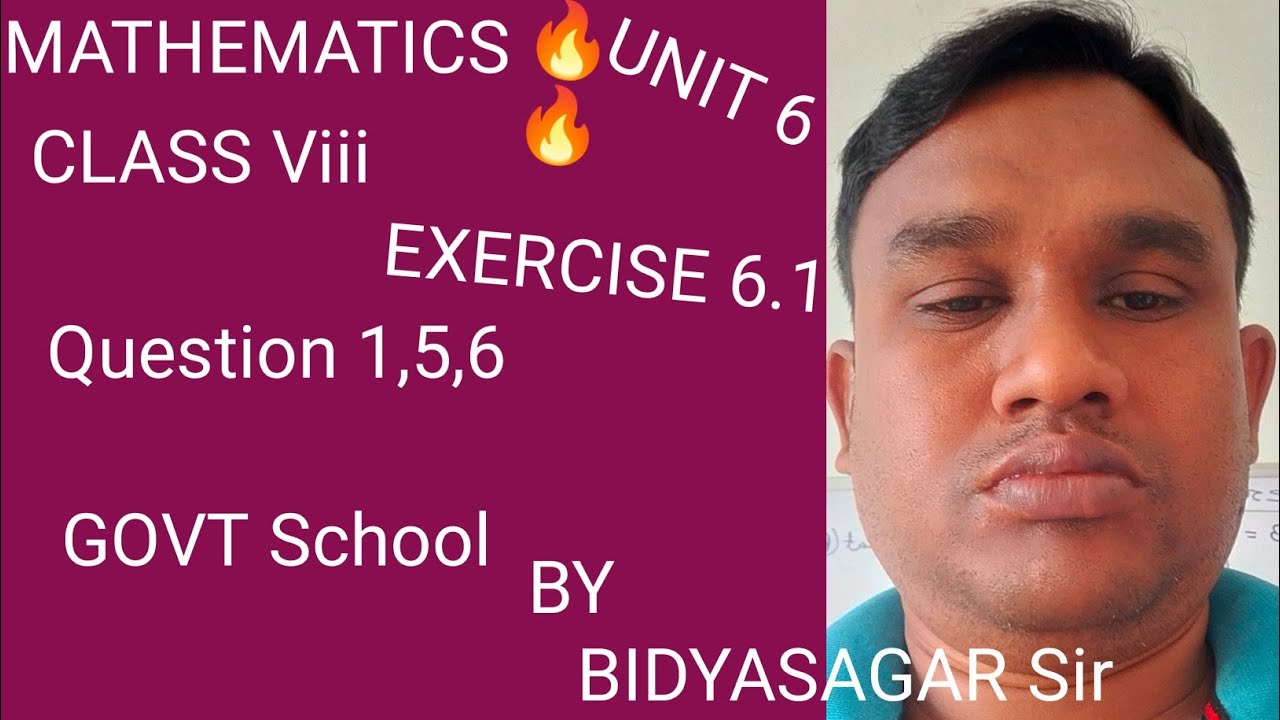 MATHEMATICS # Class 8# Unit 6# Exercise 6.1# Square and Square Roots ...