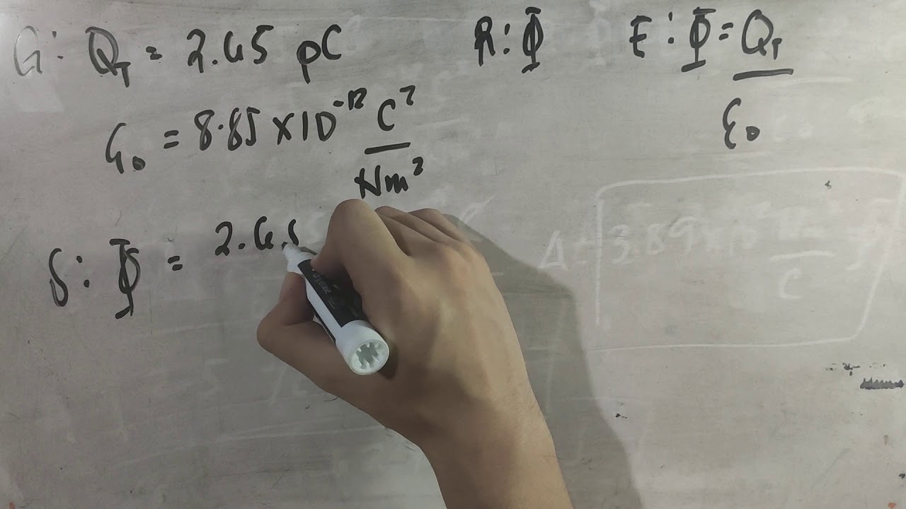 L4 Gauss's Law Sample Problem 1 - YouTube