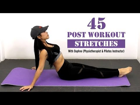 45 BEST STRETCHES you can try at home - Full Body Static Stretching ...