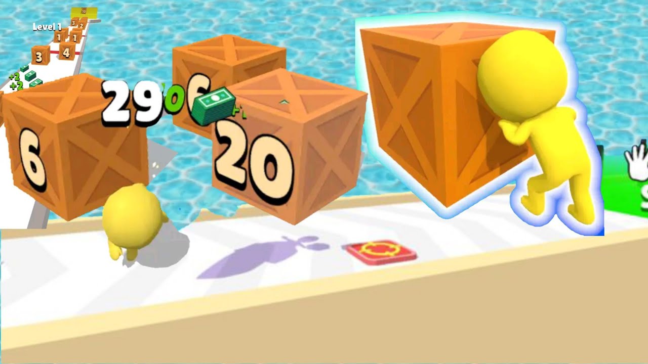 MAX LEVEL in Push Harder | Push Harder Game! Level 1 to 20 - YouTube