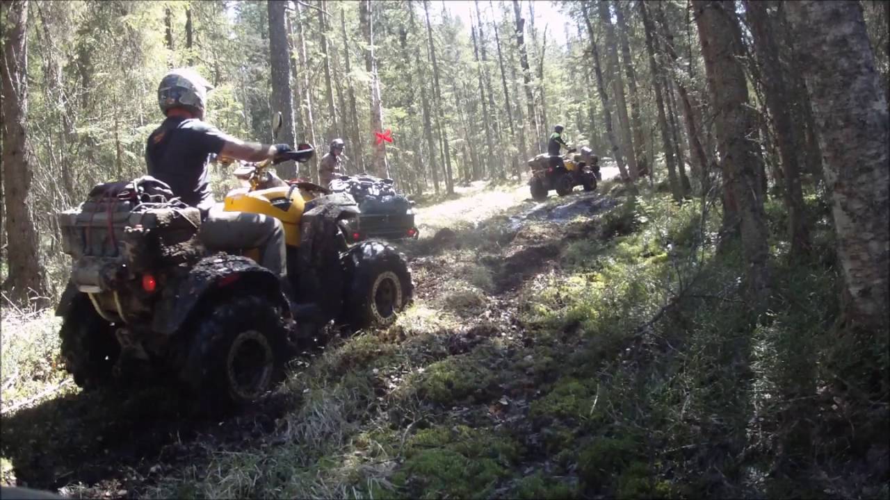 ATV offroad adventure and camping. - YouTube