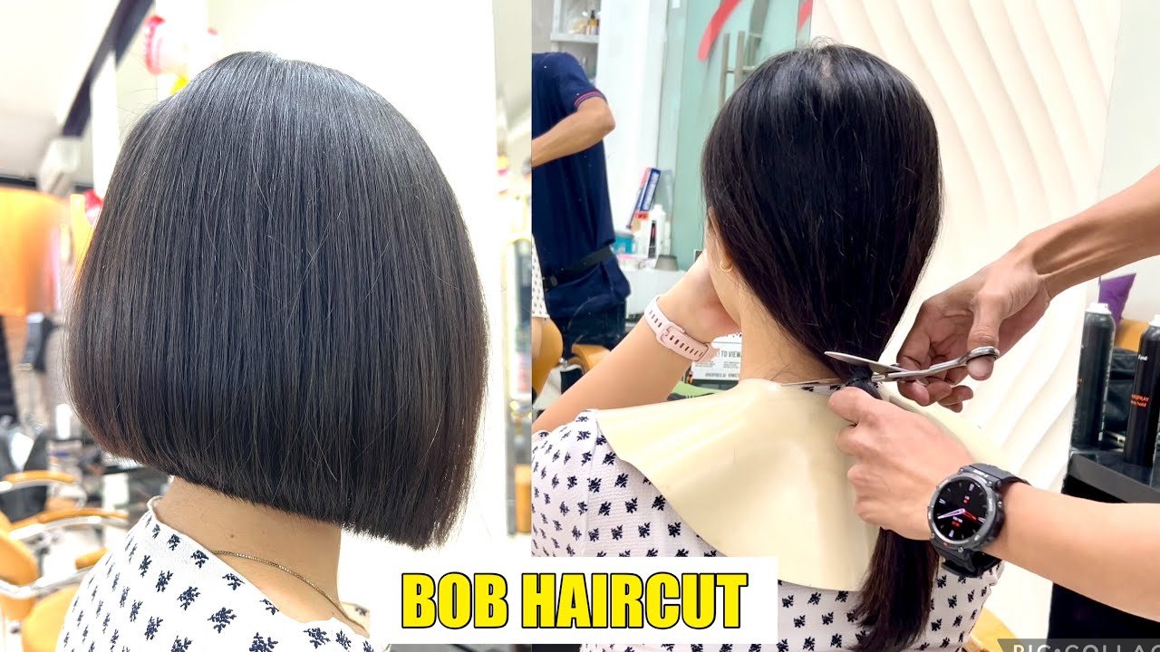 FLOATING BOB | POTONG RAMBUT PENDEK | HAIR MAKEOVER | Short Haircut ...