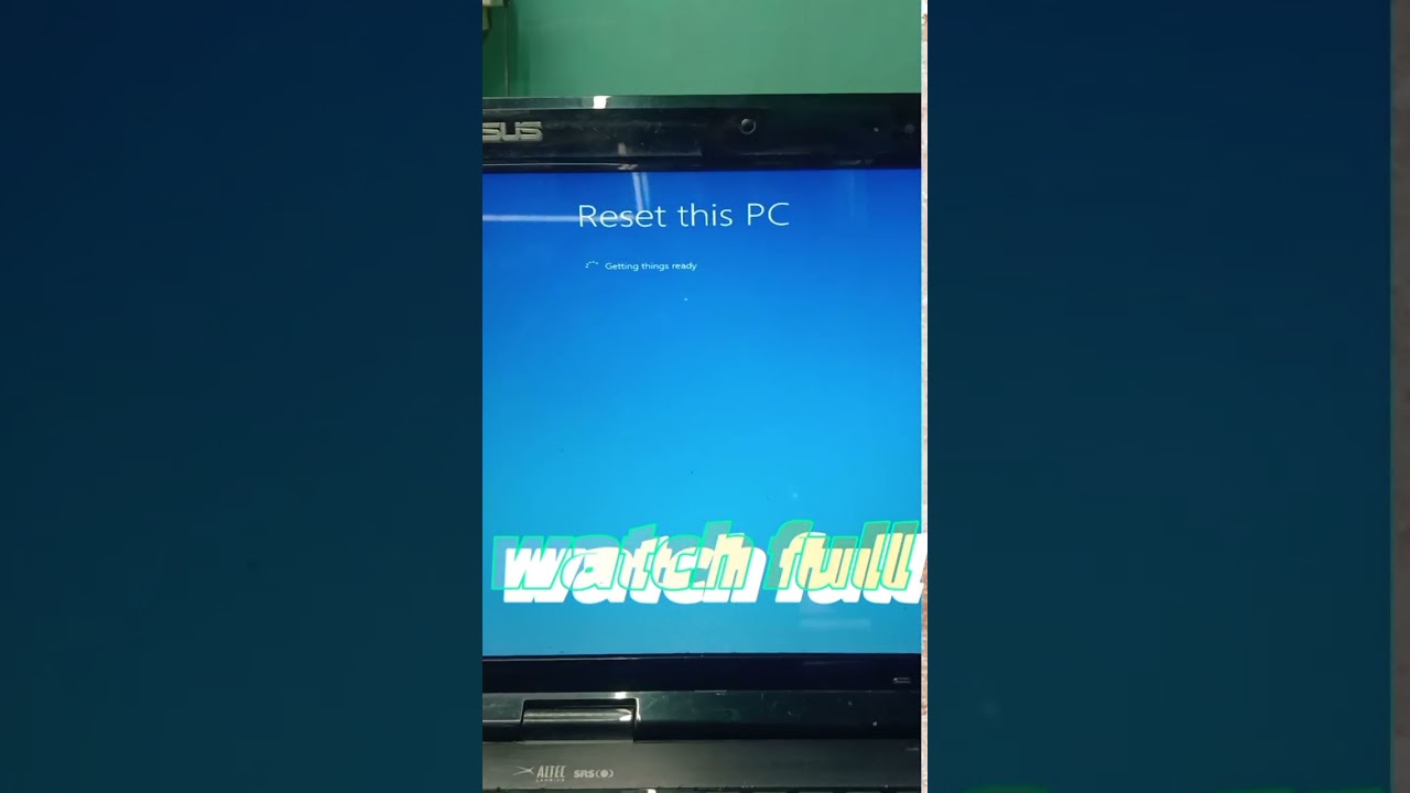 WINDOWS 10 LAPTOP PASSWORD RESET - YouTube