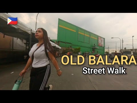 Old Balara Walking Tour| Street Walking Philippines 🇵🇭-Virtual Tour ...