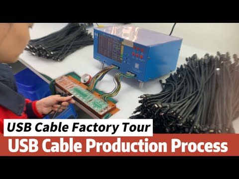 How USB Cables Are Made In BHD Tech | USB Cable Manufacturing Process ...