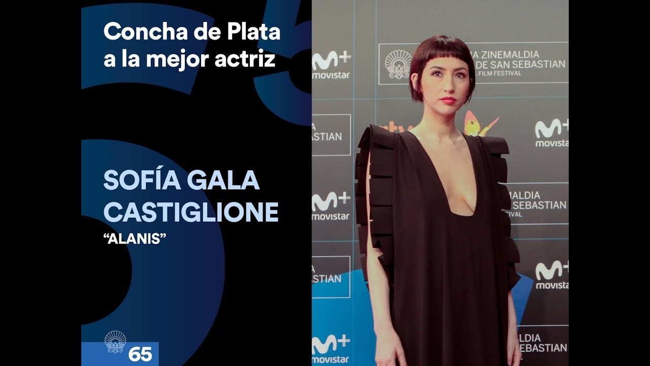 Sofía Gala ganó la Concha de Plata en San Sebastián por la película Alanis - YouTube