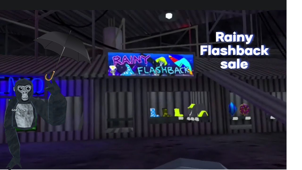 RAIN FLASHBACK SALE ?!? | Gorilla Tag - YouTube