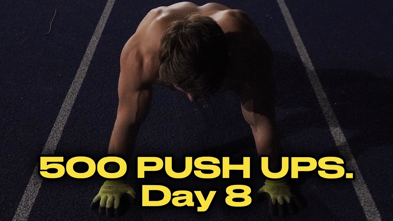 500 Push ups. DAY 8 - YouTube