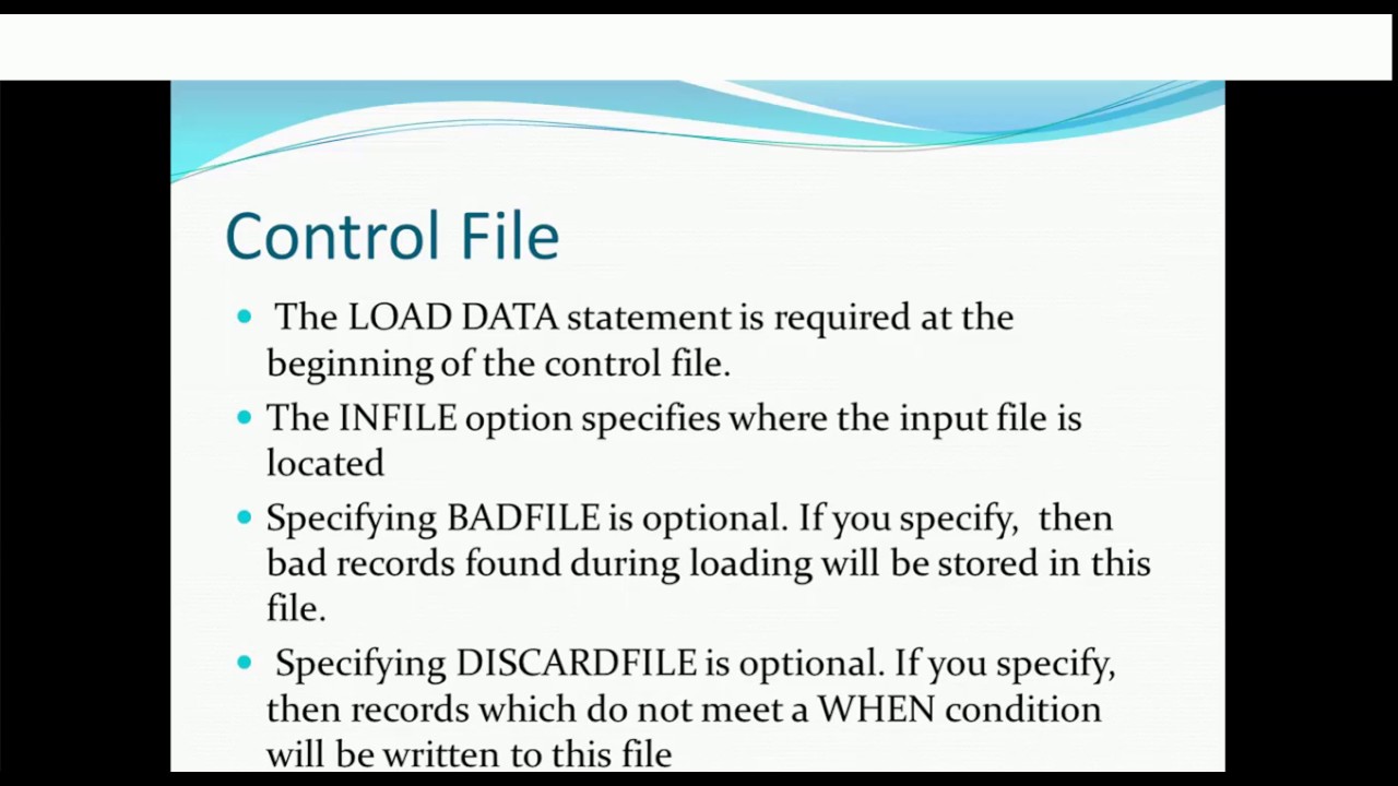 107 SQL Loader To Load Data In Database YouTube 107-sql-loader-to-load-data-in-database-youtube