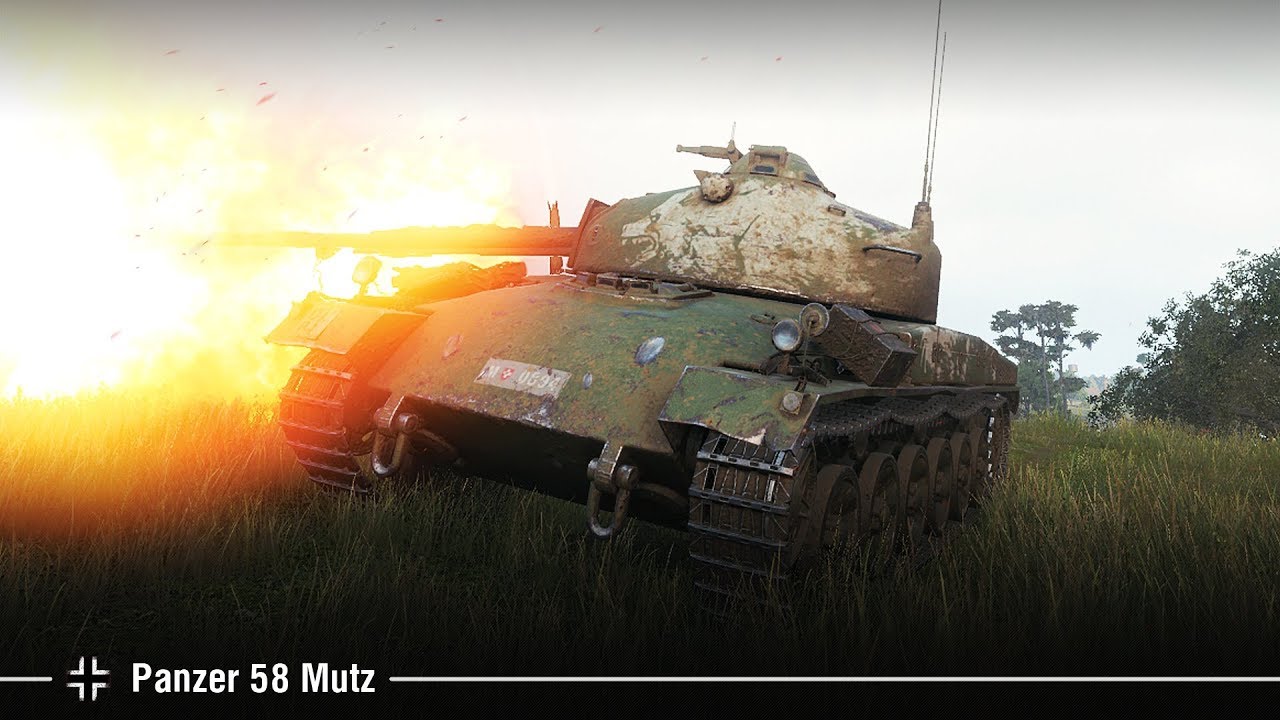 Panzer 58 Mutz | Красивый бой на Лайв Оксе - YouTube