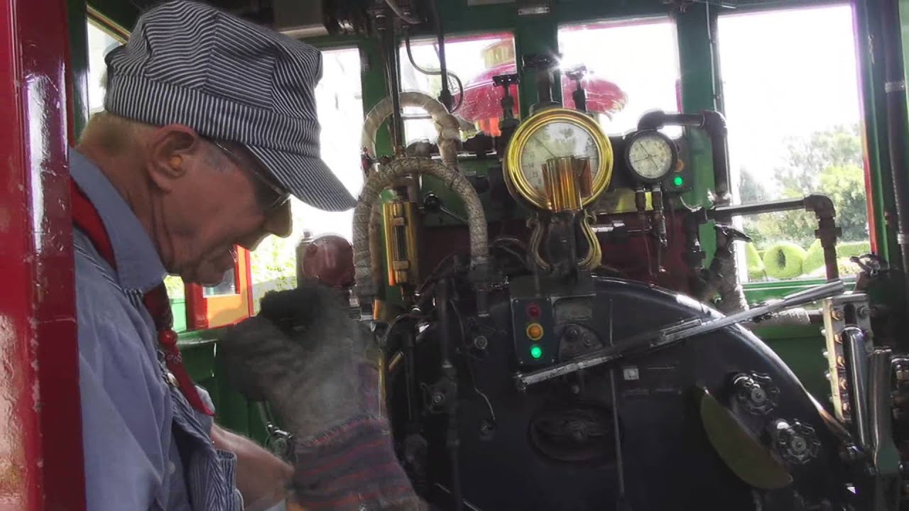 Disneyland Steam Engine, Riding with Engineers! - YouTube