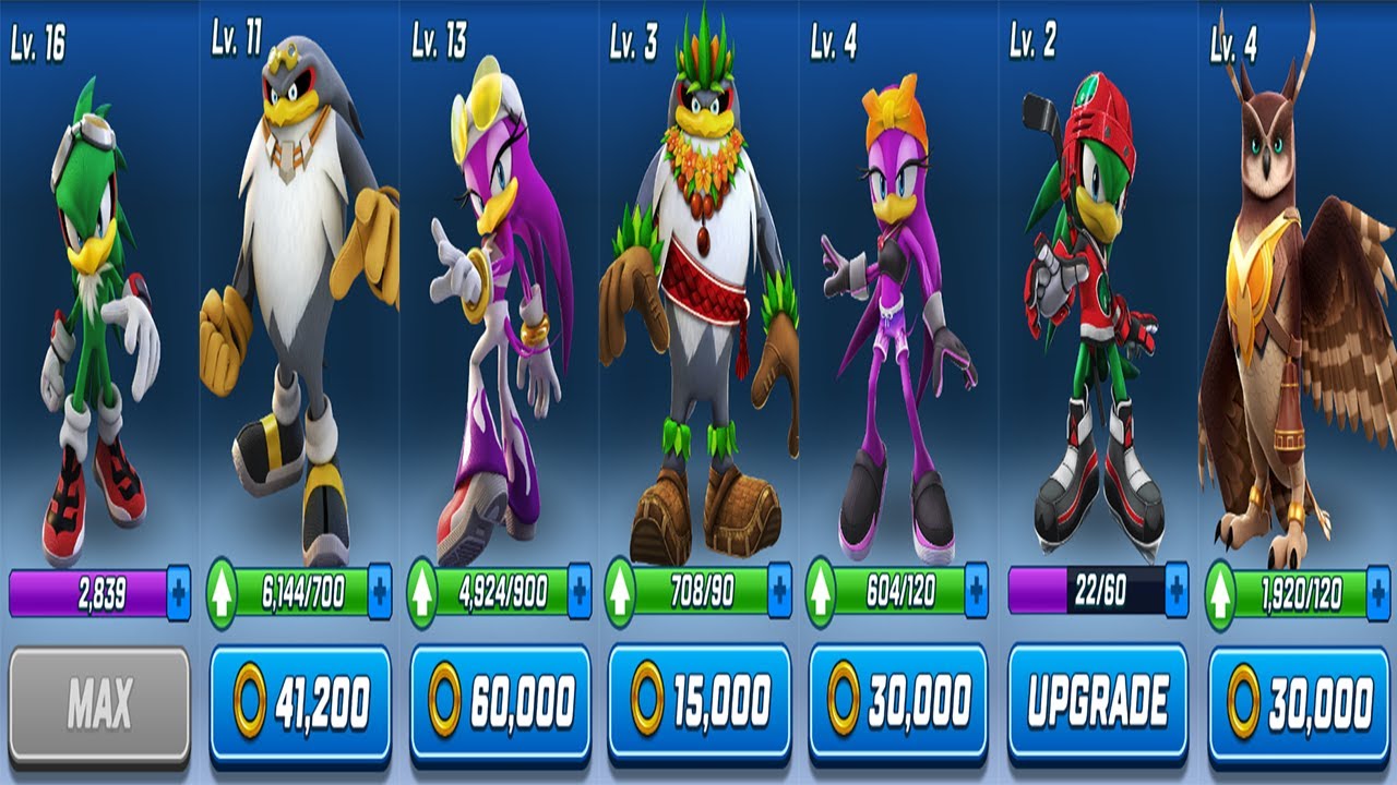 Sonic Forces Speed Battle - All 7 Birds Battle: Ice Slicer Jet ...