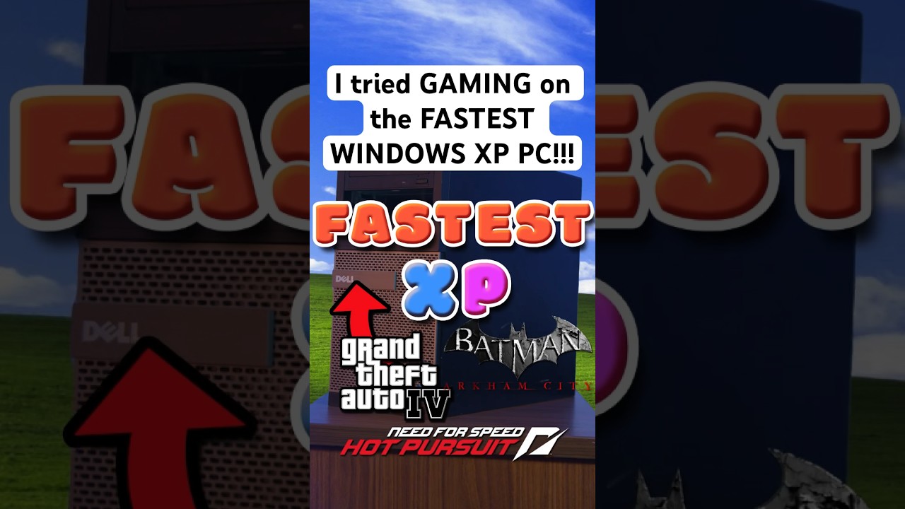 I Tried Gaming on the FASTEST WINDOWS XP PC!!!#windowsxp #gaming - YouTube