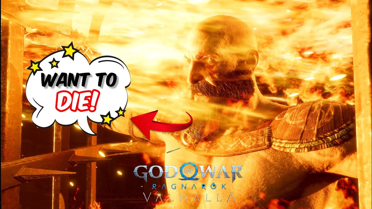 Kratos Sacrifices Himself In Fire | God of War Valhalla (PS5) Gameplay ...