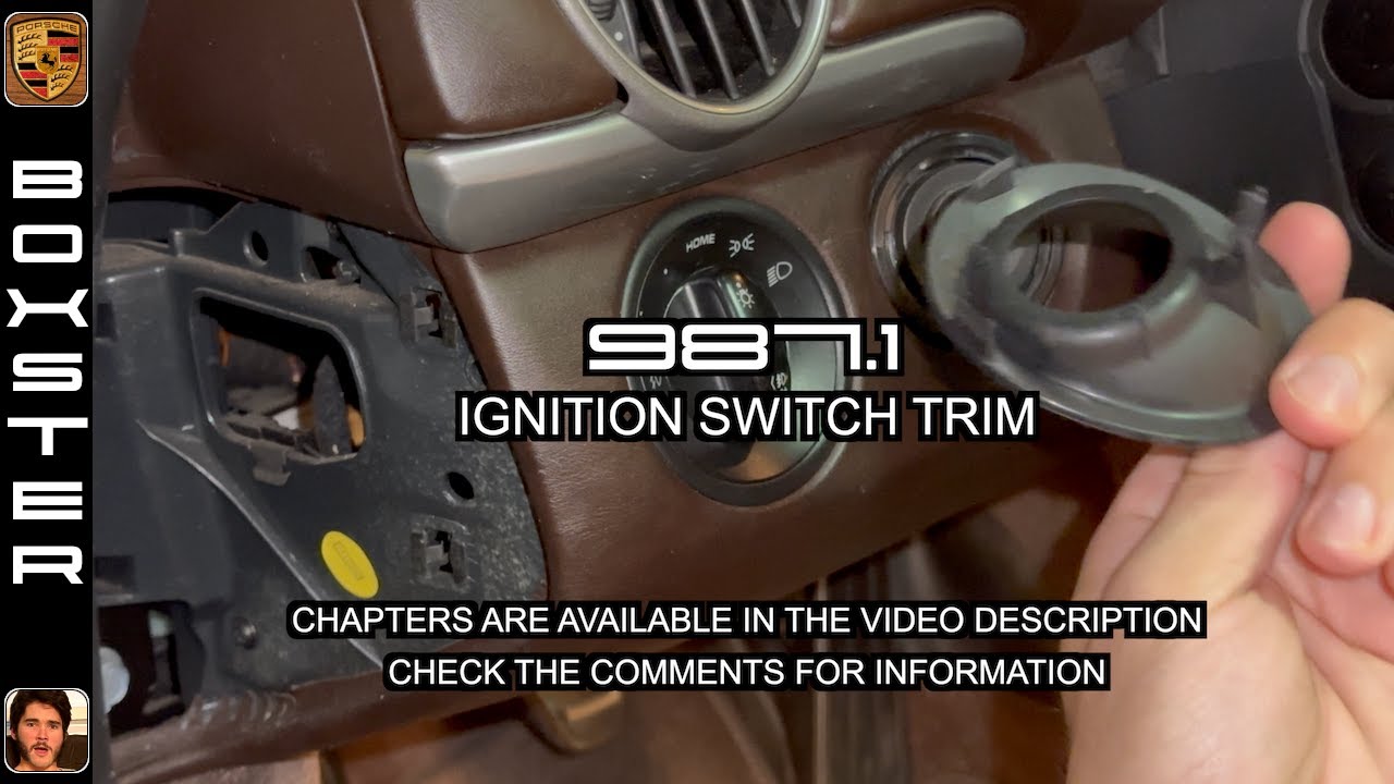 Ignition Switch Trim | Porsche Boxster (987.1 and 987.2) (2005 - 2012 ...