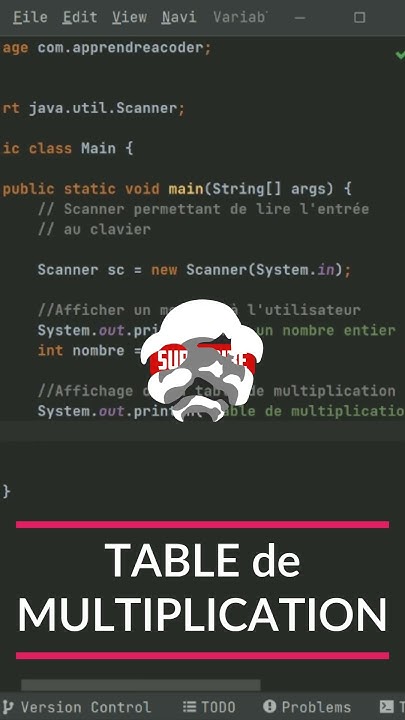 TABLE de MULTIPLICATION Java - YouTube