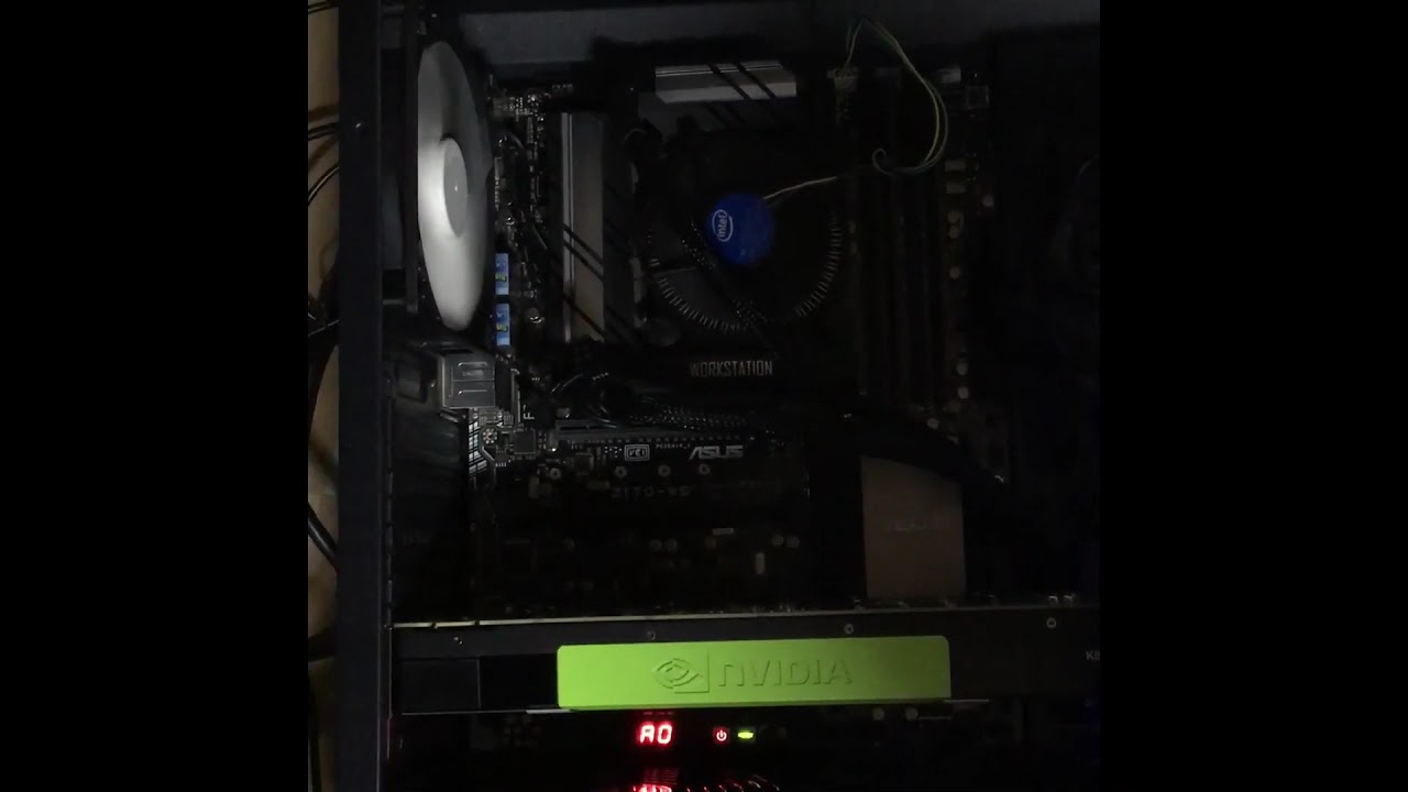 Asus Z170-ws Booting Sequence On Qcode - YouTube