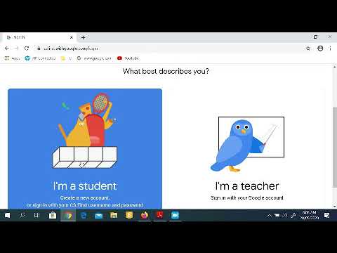 How to sign in to CS First website and join your class - YouTube