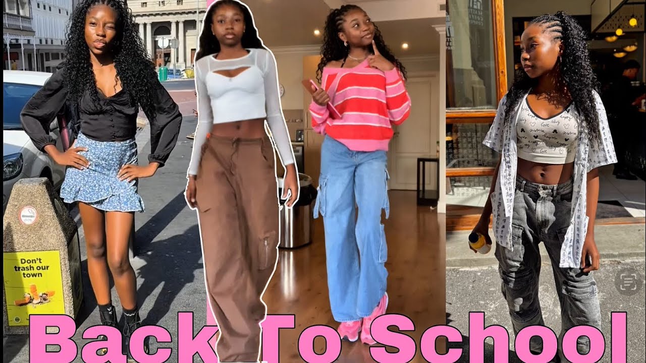 Outfits I wore to school This week | No dress code - YouTube
