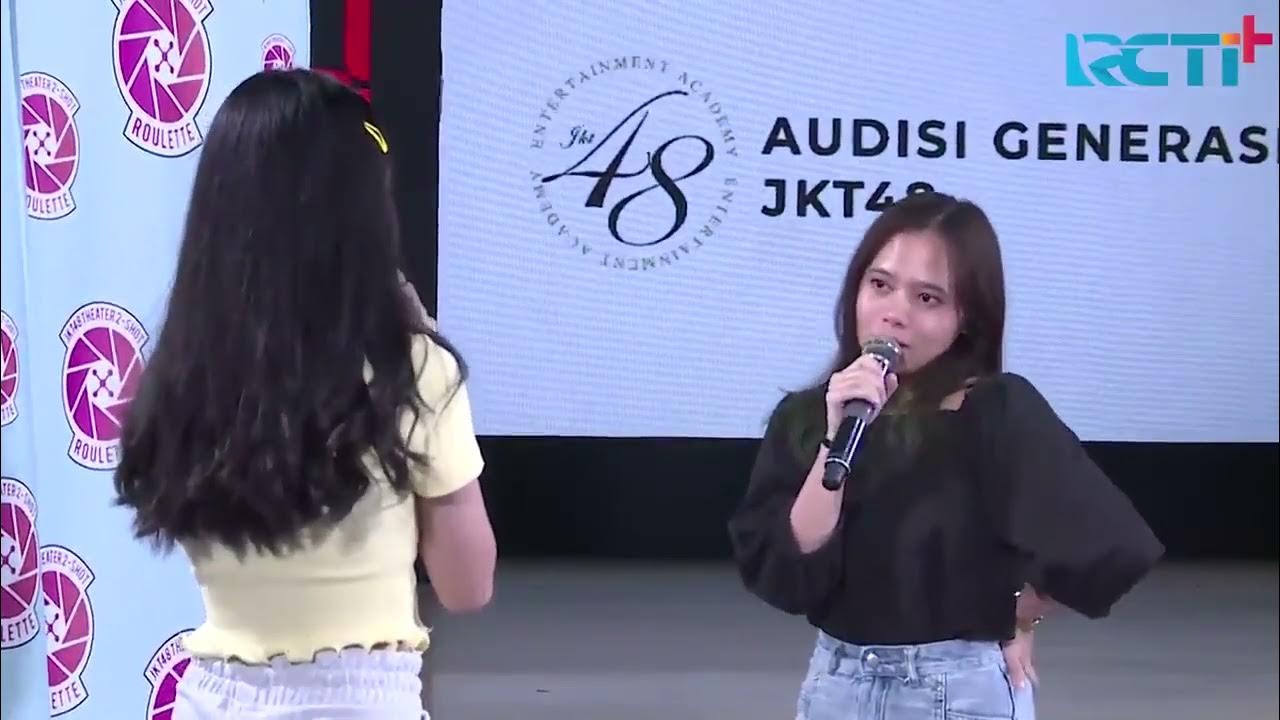 Gabriela Abigail (Ella JKT48) ekting pada saat audisi - YouTube