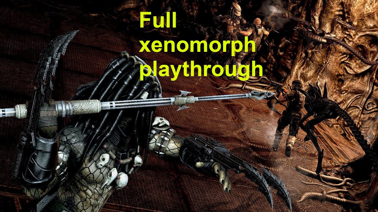 drone to queen | alien vs predator vod - YouTube