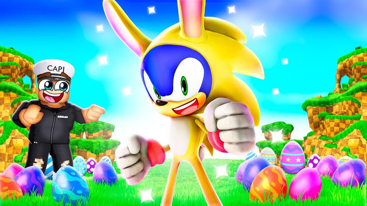 Finding EASTER SONIC in ROBLOX - YouTube