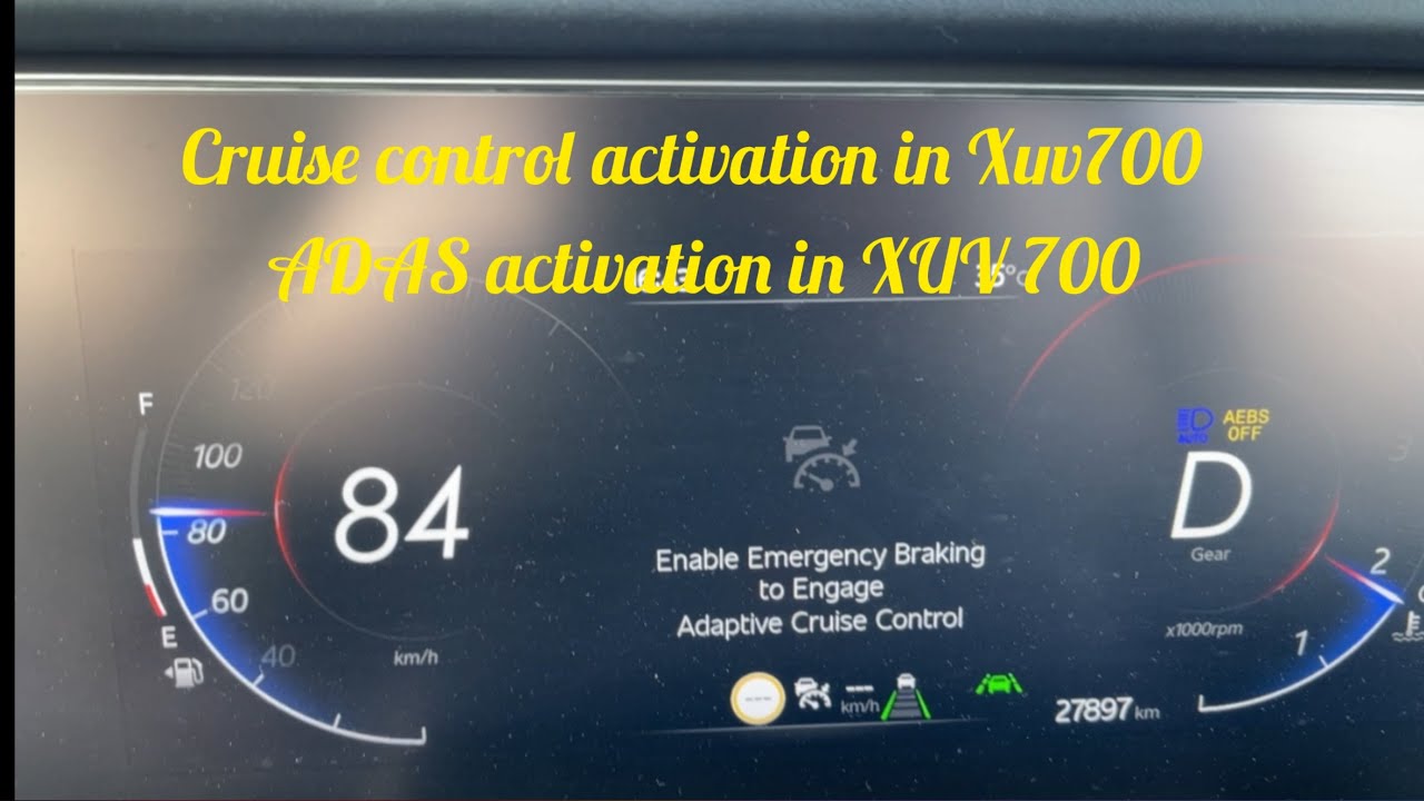 Mahindra XUV700 CRUISE CONTROL AND ADAS | Lane Keep Assist | Auto ...