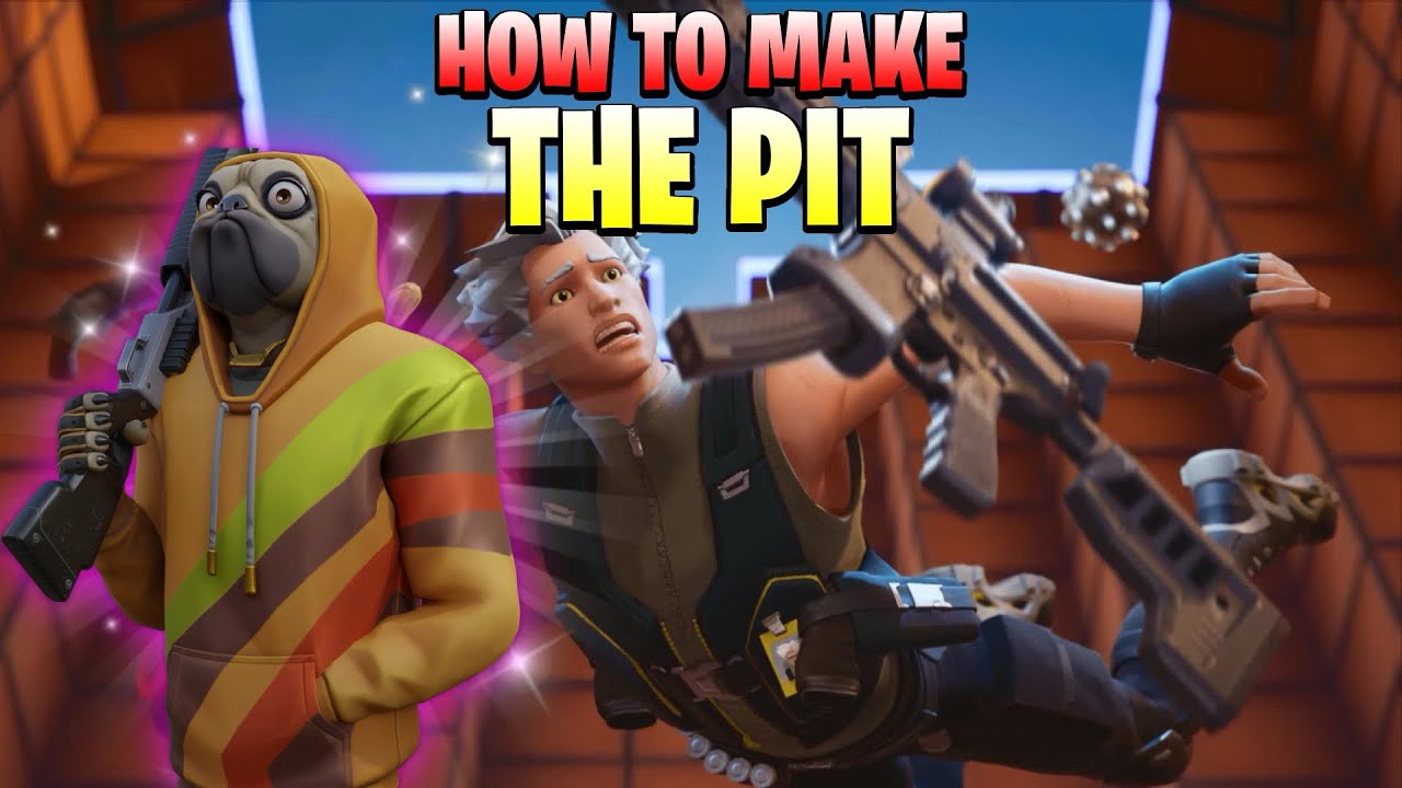 How To Make The Pit In Fortnite Creative - YouTube