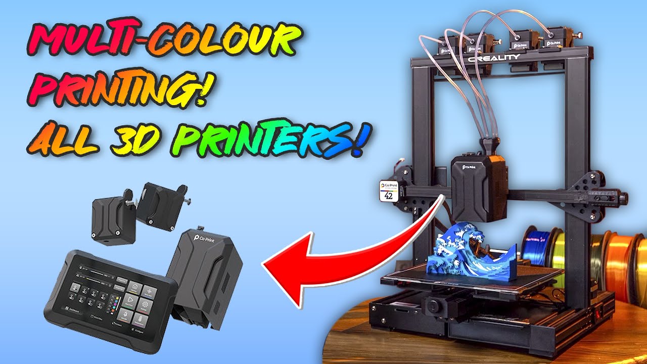 *MULTI-COLOUR PRINTING* FOR ALL 3D PRINTERS!! (Co Print Chroma Set ...