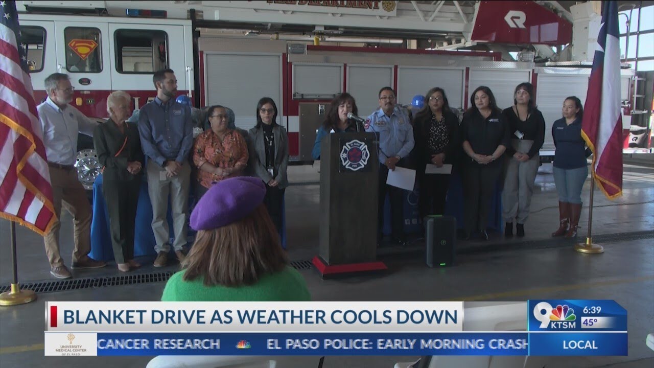 Extreme Weather Task Force hosts safety, blanket giveaway - YouTube