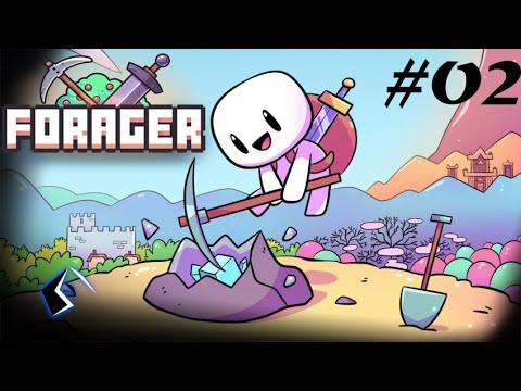 Forager Episode 2 - GOLDEN PICKAXE - YouTube