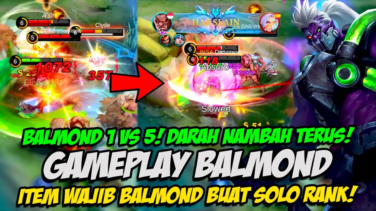 TUTORIAL BALMOND | ITEM WAJIB BALMOND EXP LANE DARAH NAMBAH TERUS ...
