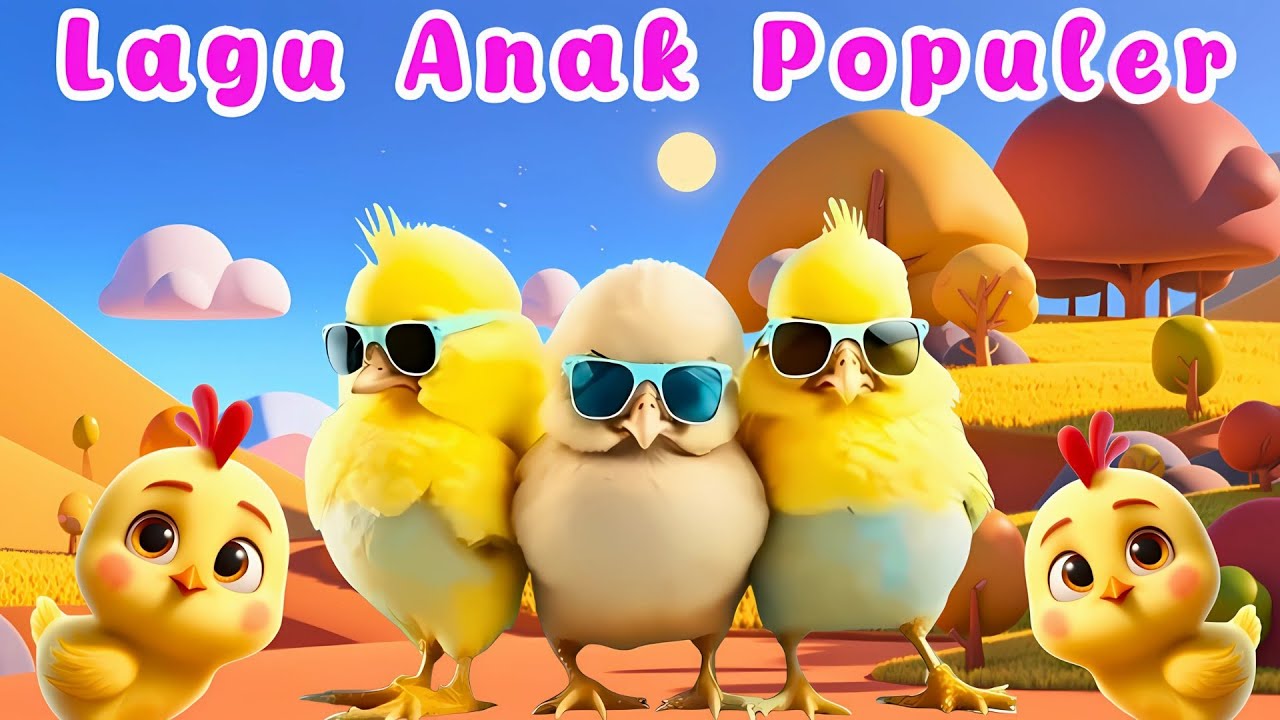 ANAK AYAM PIYIK PIYIK | 5 BEBEK KECIL BERMAIN | CIT CIT CUIT | SUARA ...