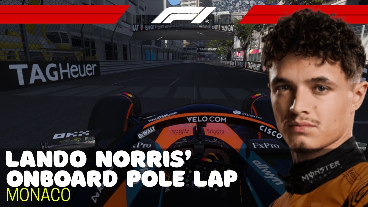 F1 2025 Monaco Grand Prix Lando Norris' Onboard Pole Lap In Assetto ...