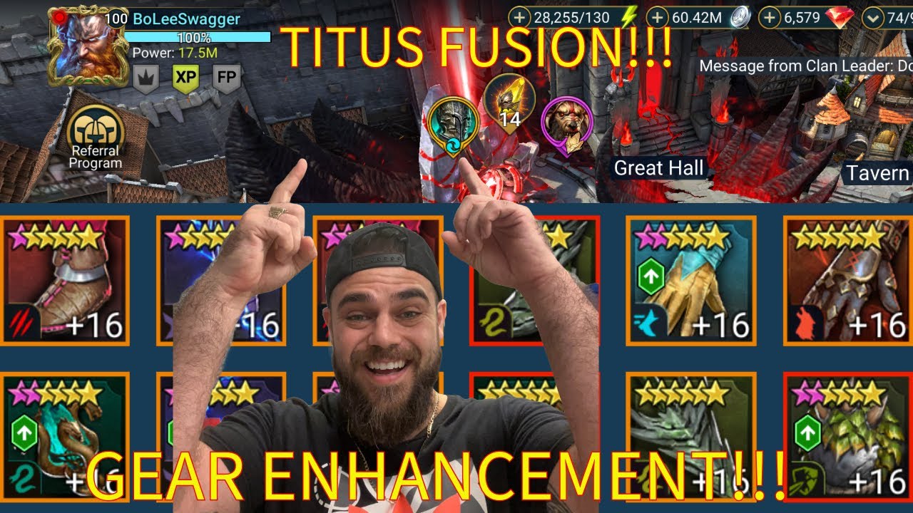 BoLeeSwagger Titus Fusion Gear Enhancement!! - YouTube