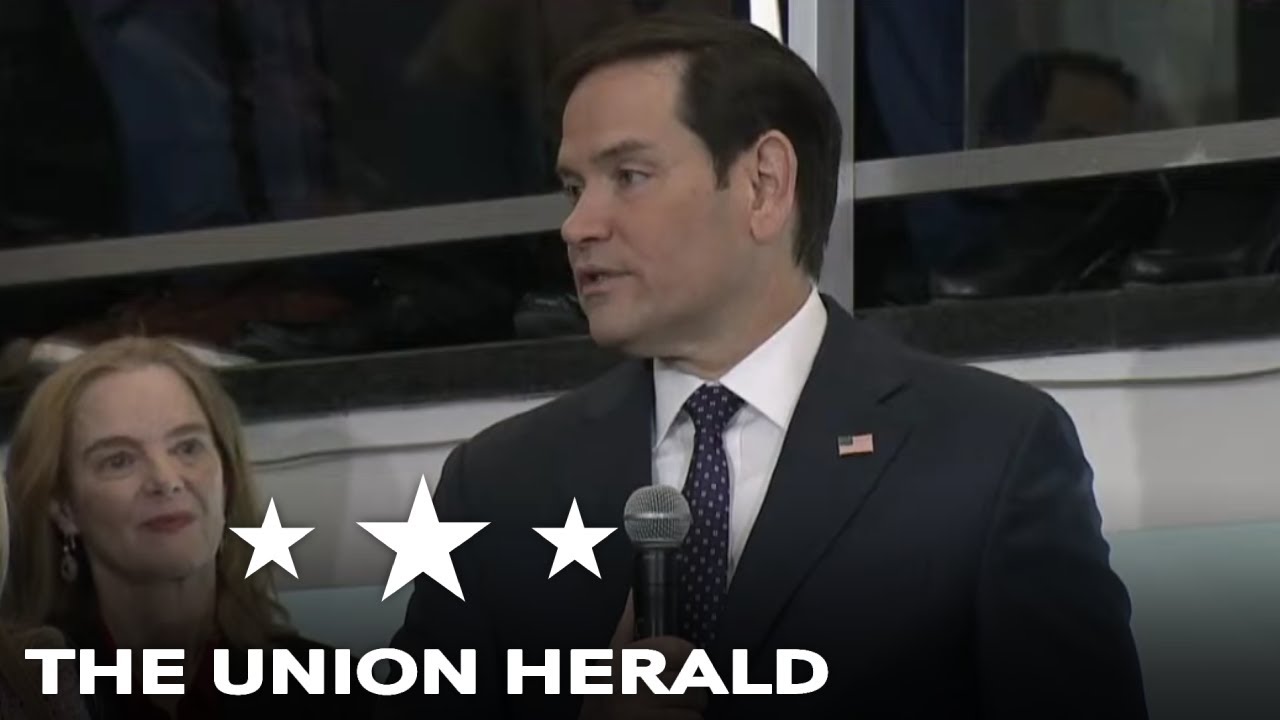 Secretary of State Rubio Delivers Remarks at a State Department Welcome ...