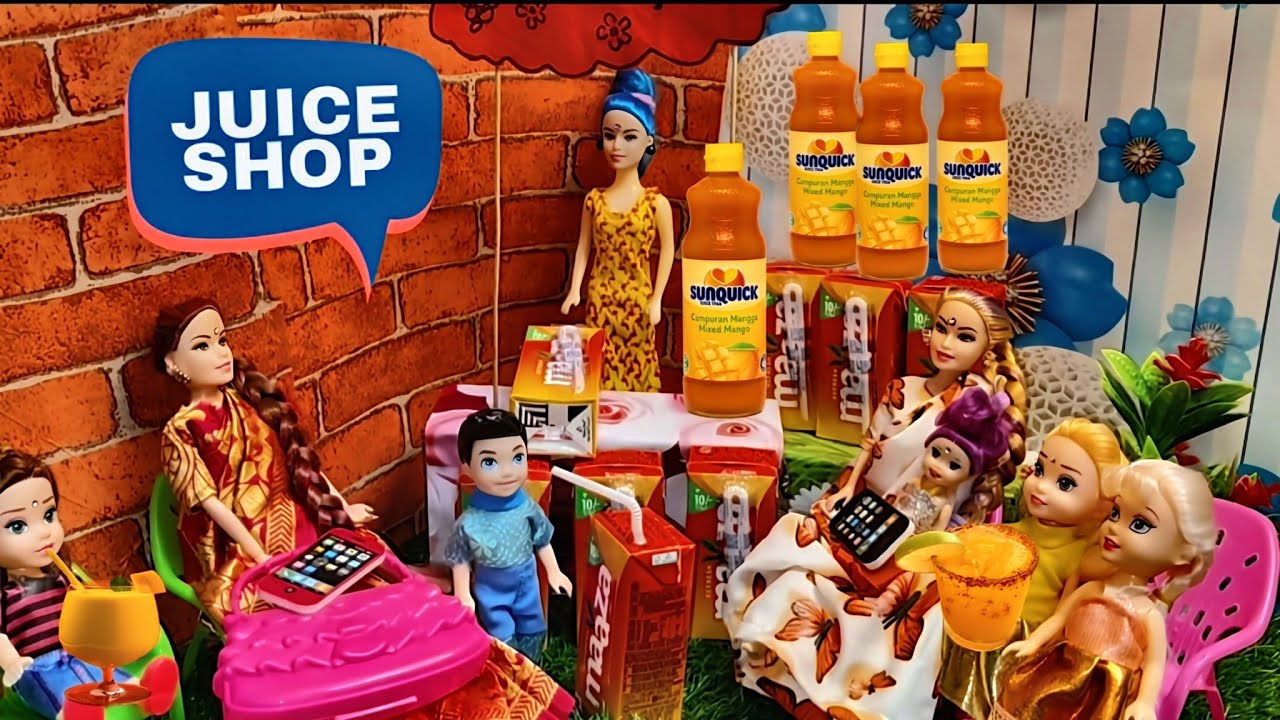 Kids Drink Mango Juice with Mom! Fun Bus Stop Time | Episode 64 |Mini ...