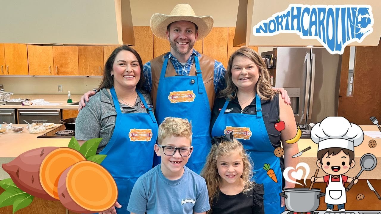 From Farm to Fun! JoCo Grows + Cowboy Jack Cook NC Sweetpotatoes 🤠🌱🍠 ...