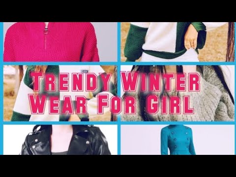 Trendy Winter Wear For Girls / Winter Wear / Different Dresses for ...