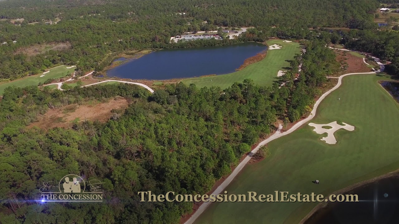 Holes 15, 16 & 17 at The Concession Golf Club - YouTube