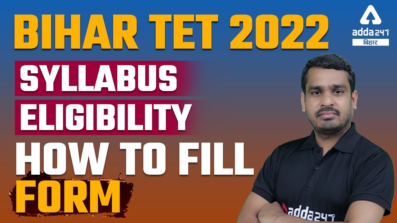 Bihar TET Vacancy 2022 | Bihar TET Syllabus 2022 | Bihar TET Form 2022 | By Raghvendra Singh ...