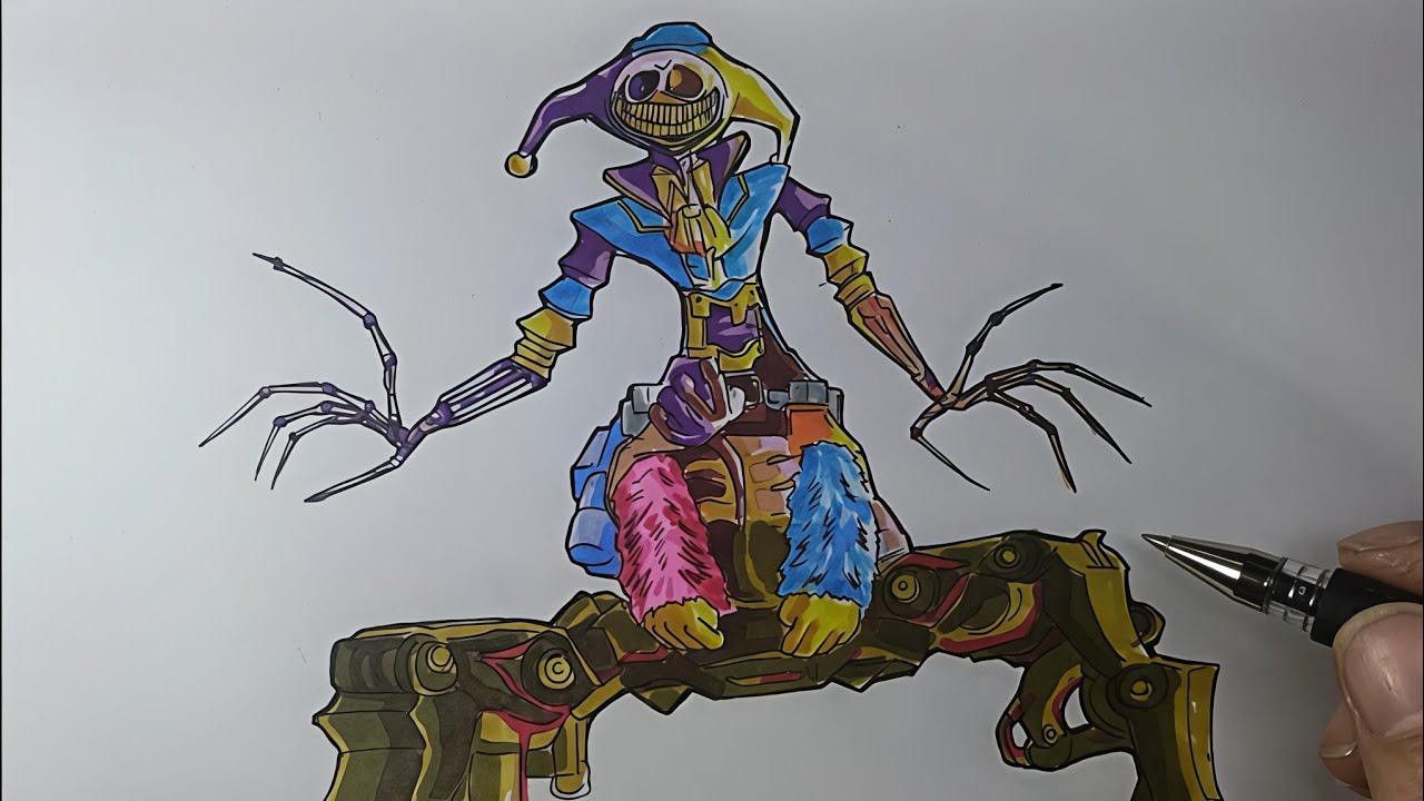 Poppy Playtime Chapter 5 How To Draw New The Prototype Final Boss - YouTube