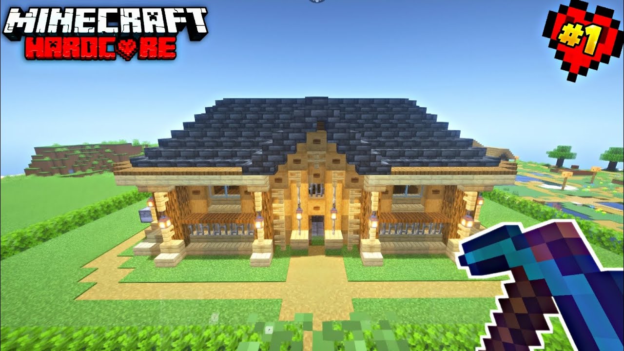 Starting My Hardcore World in Minecraft! 🏠 (Insane House Build) - YouTube