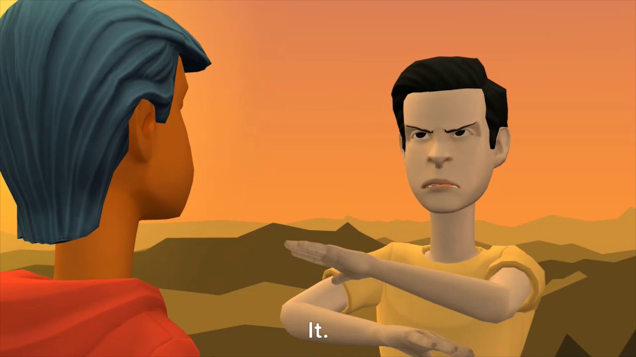 Microsoft Sam Pushes Sid The Science Kid Off The Cliff Back - YouTube