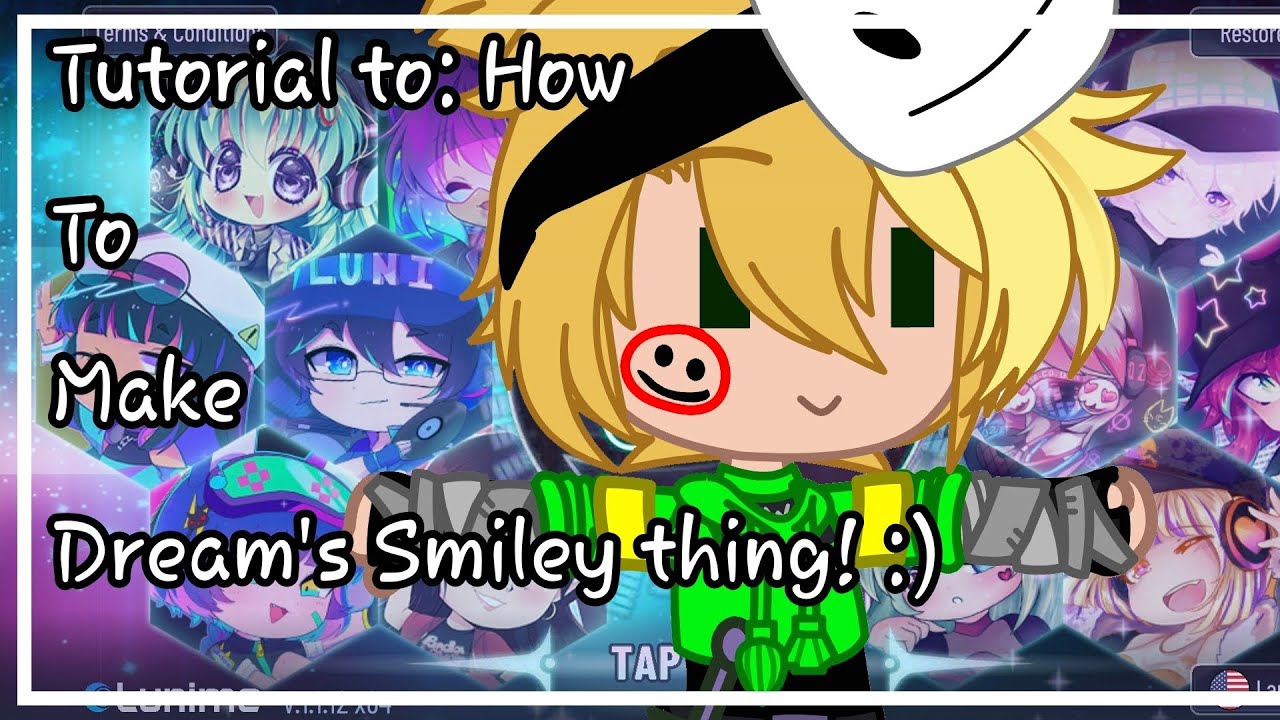 Tutorial To: How To Make Dream's Smiley thing! :) REQUEST BY ...