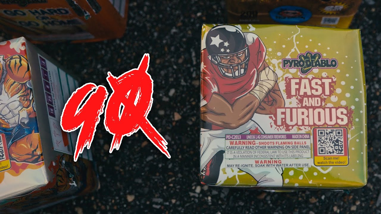 Fast And Furious - Pyro Diablo - 16S 200G Firework - YouTube