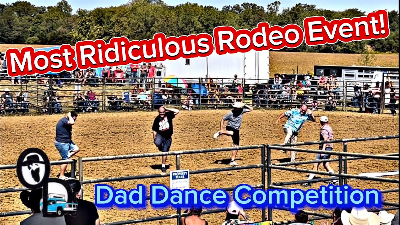 The Most Ridiculous Rodeo Event: The Dad Dance Competition! - YouTube