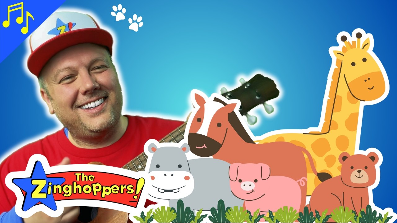 Thankful For the Animals! | Animal Song For Children | The Zinghoppers ...