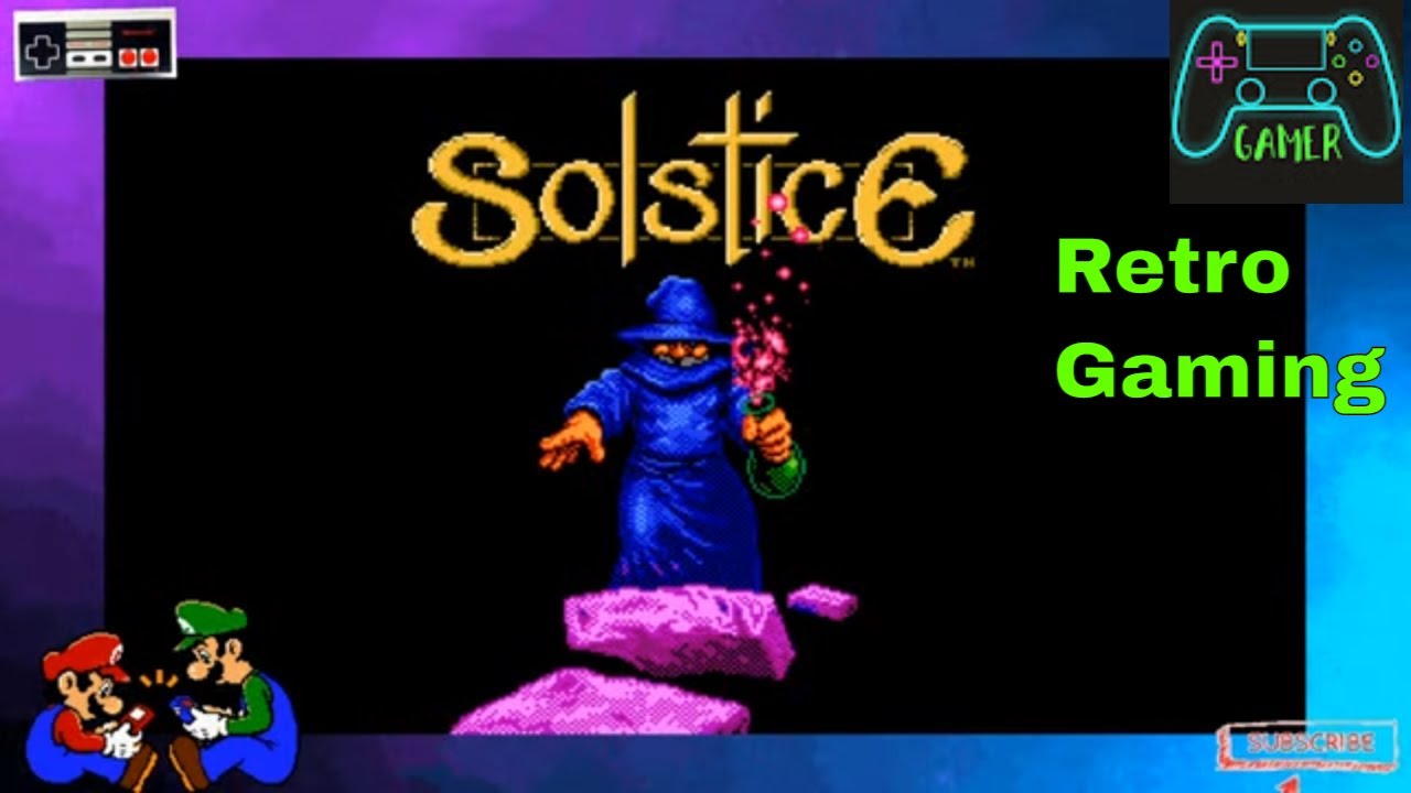 Solstice | Nintendo Entertainment System NES Retro Gaming - YouTube