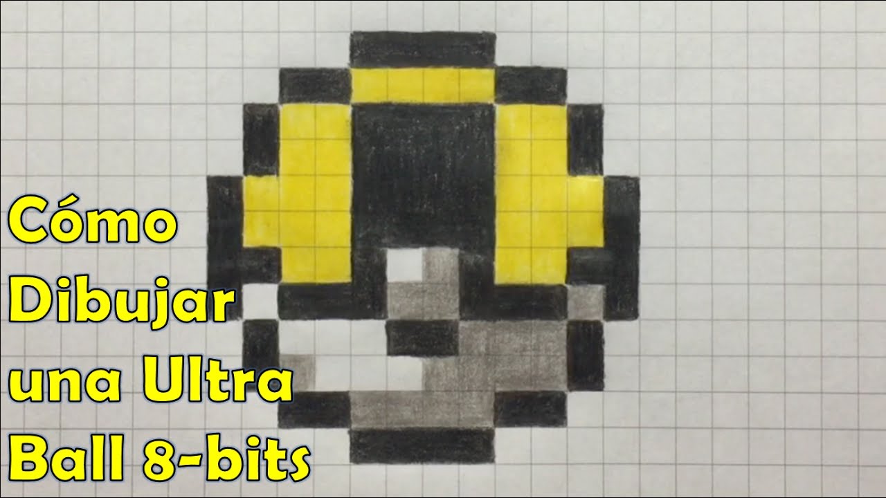 Cómo Dibujar una Ultraball 8-bits TUTORIAL PASO A PASO! - YouTube